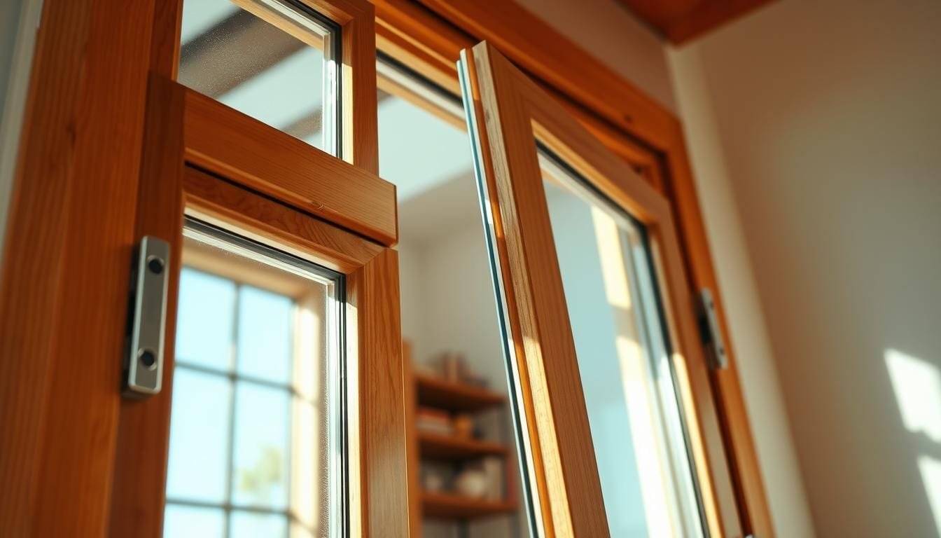 What are the features of a casement window?